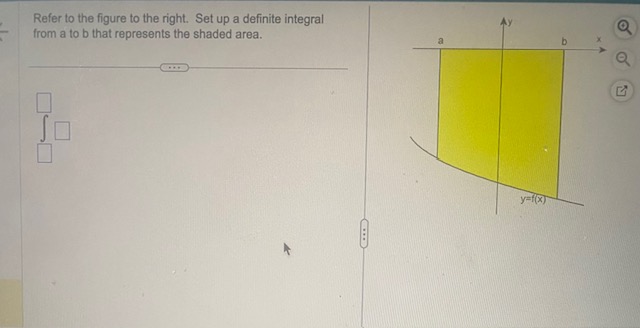 Solved Refer to the figure to the right. Set up a definite | Chegg.com