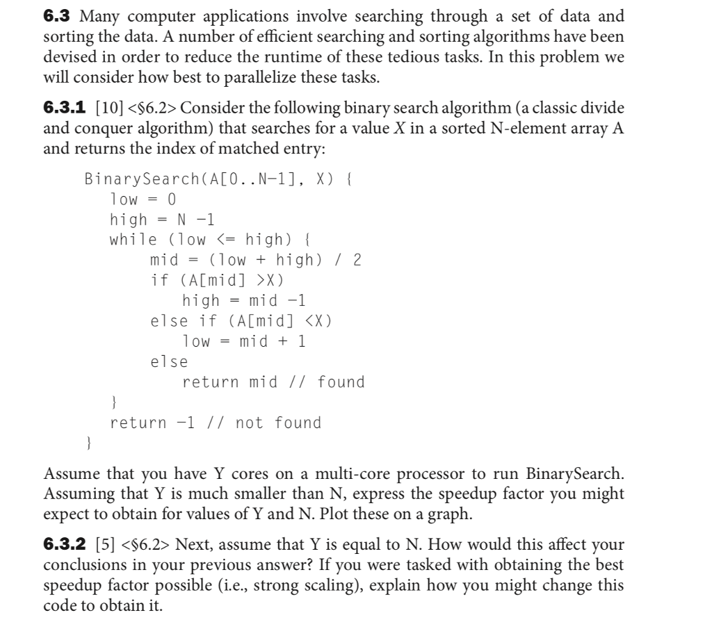Solved 63 Many Computer Applications Involve Searching 