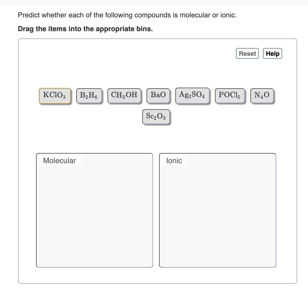 Solved Predict whether each of the following compounds is | Chegg.com