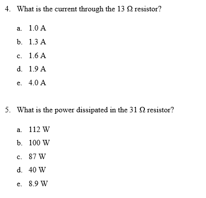 Solved Resistors Quiz For the circuit shown below, assume | Chegg.com
