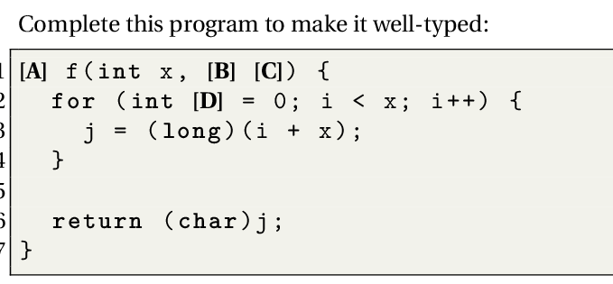 Solved This is c code. What should A, B, C, D be? | Chegg.com