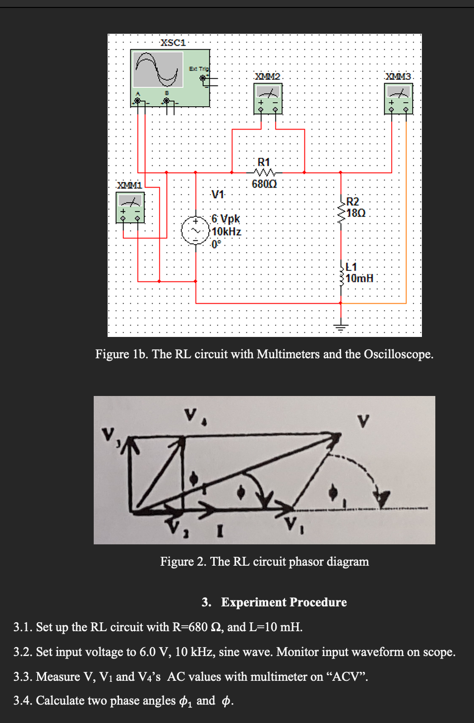 Solved Lab 9. Phasor Relations in an RL circuit 1. | Chegg.com
