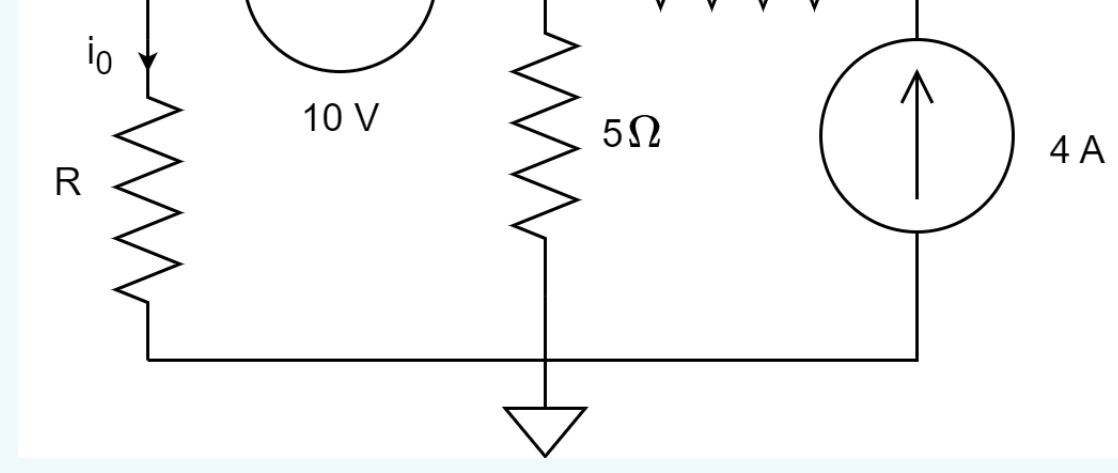 Solved The current i0 in the circuit is A (Calculate to 2 | Chegg.com