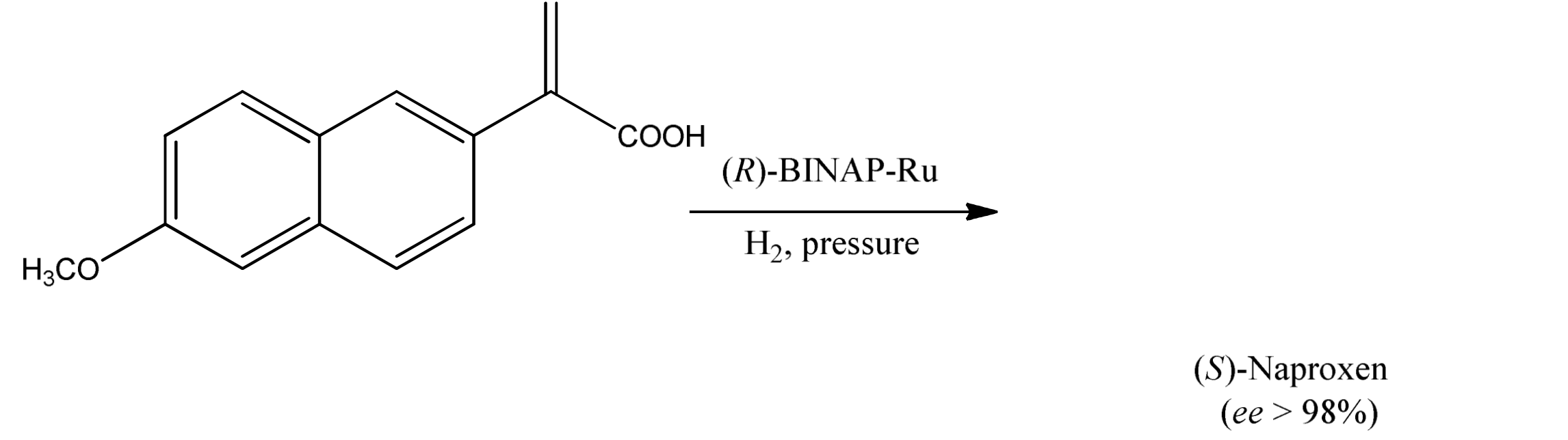 Solved The chiral catalyst (R)-BINAP-Ru is used to | Chegg.com