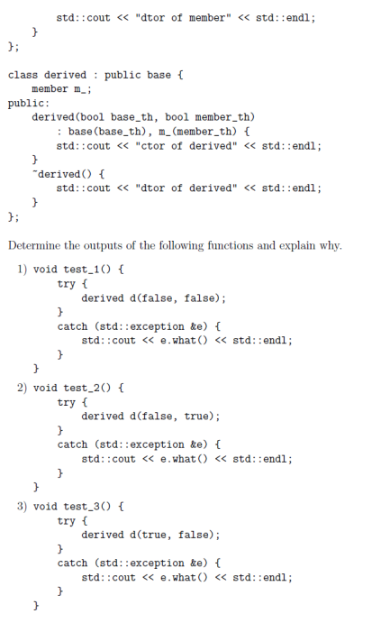 Solved 3. (20 points) Consider the following class | Chegg.com