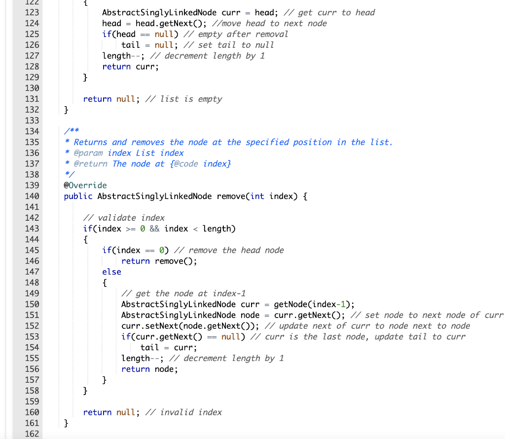 Solved 8.24 Singly Linked List Your job is to make a singly | Chegg.com