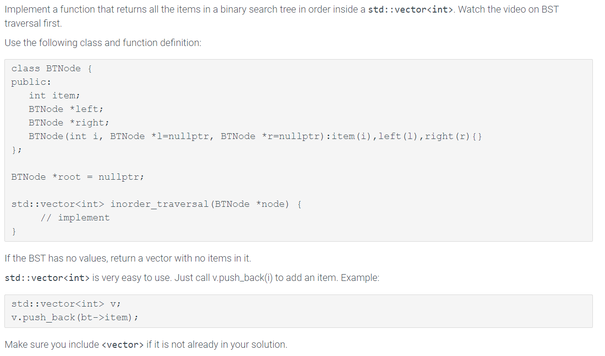 Solved Include Include Class Btnode 