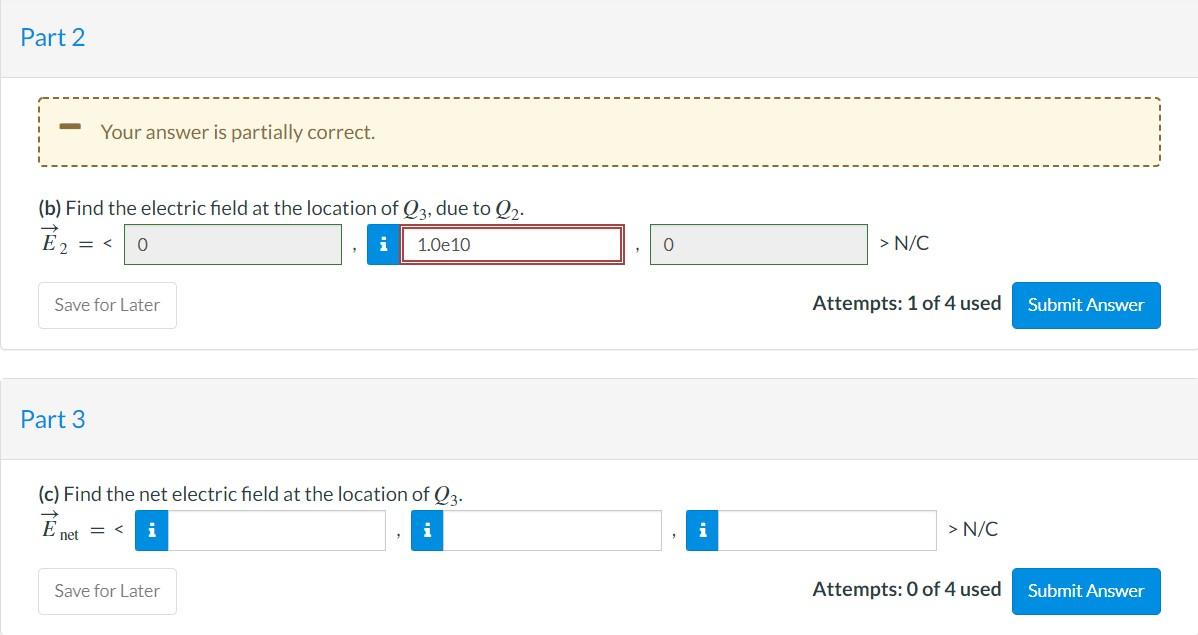 Solved At a particular moment, three charged particles are | Chegg.com