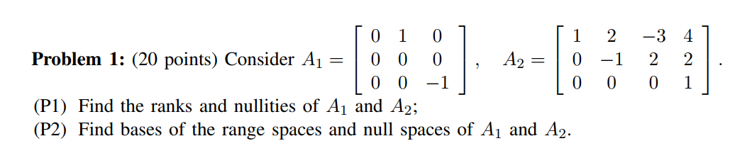 Solved Problem 1: (20 points) Consider | Chegg.com