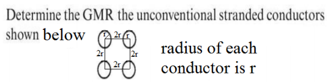 Solved Determine the GMR the unconventional stranded | Chegg.com