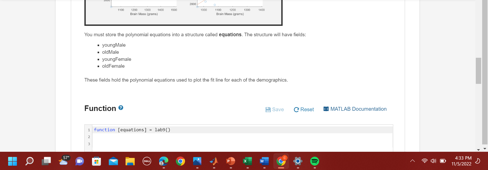 Solved Plotting Study Data In this lab we will take data | Chegg.com