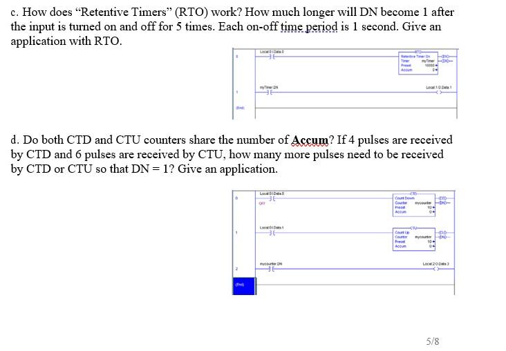 Solved 3. (20%) Lab 2: Programmable Logic Control Basics II | Chegg.com