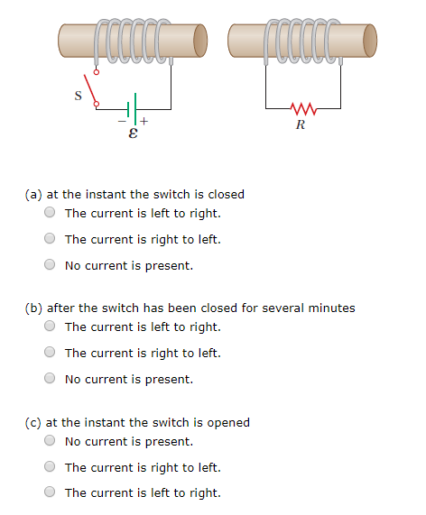 Solved Find the direction of the current in the resistor | Chegg.com
