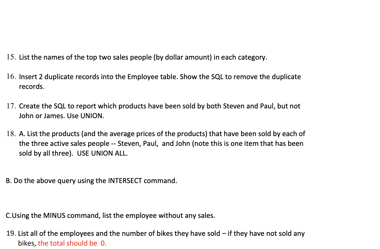 Solved create table employees ( emp_id int primary | Chegg.com