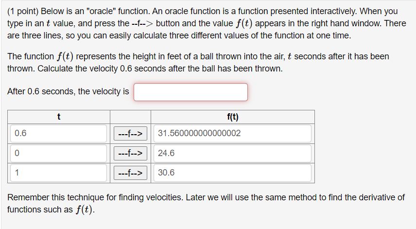 Solved 1 Point Below Is An Oracle Function An Oracle