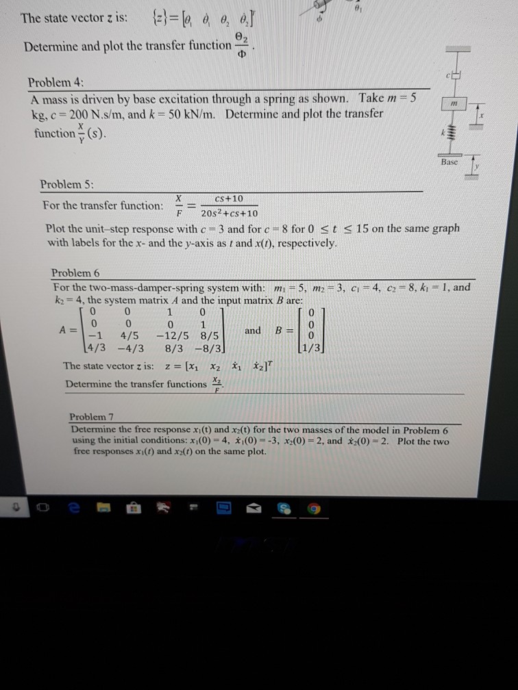 Solved ylabel(x(0)) impulse(sysl) initial(sys,xo,t) or | Chegg.com