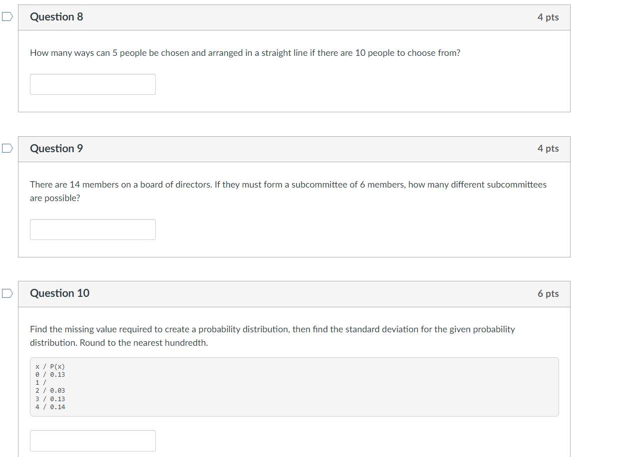 Solved How many ways can 5 people be chosen and arranged in | Chegg.com