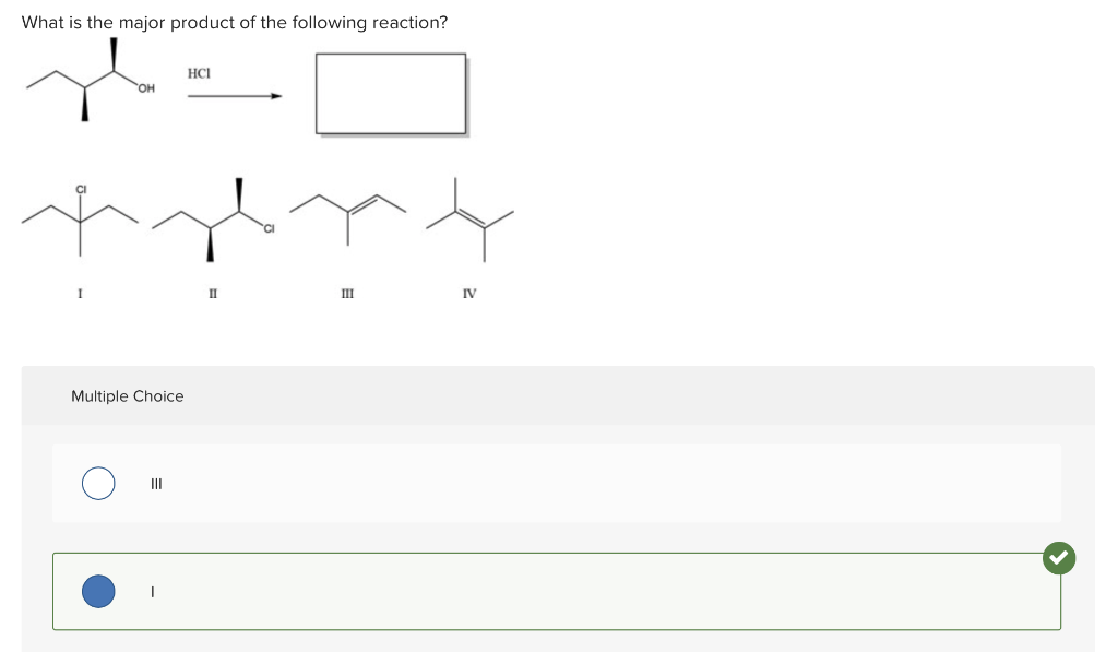 Solved What is the major product of the following reaction? | Chegg.com ...