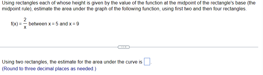Solved Using rectangles each of whose height is given by the | Chegg.com