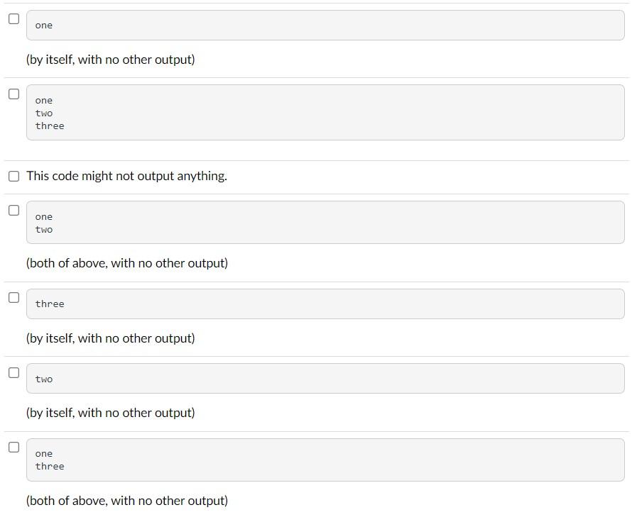 Solved Python - Imagine the following code is in the middle | Chegg.com