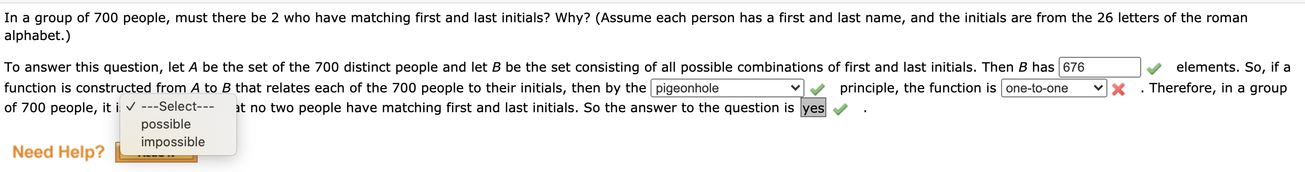 Solved Hello I need help with this question, for the one I | Chegg.com