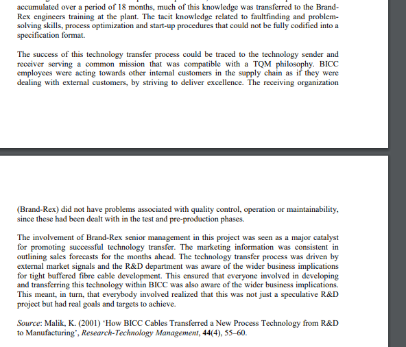 Solved Case Study Managers cannot relax once technology is | Chegg.com