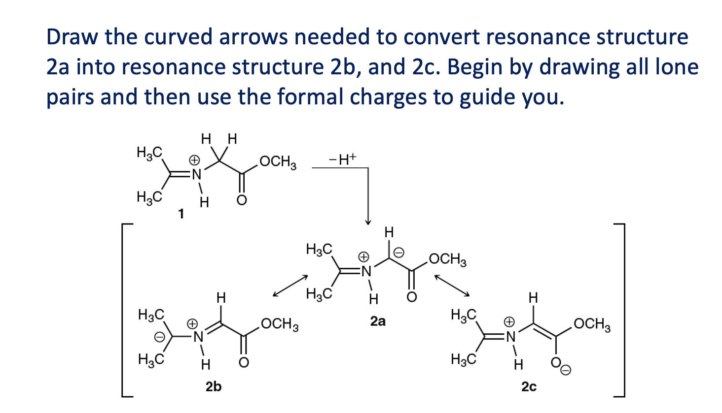 Solved Draw The Curved Arrows Needed To Convert Resonance 