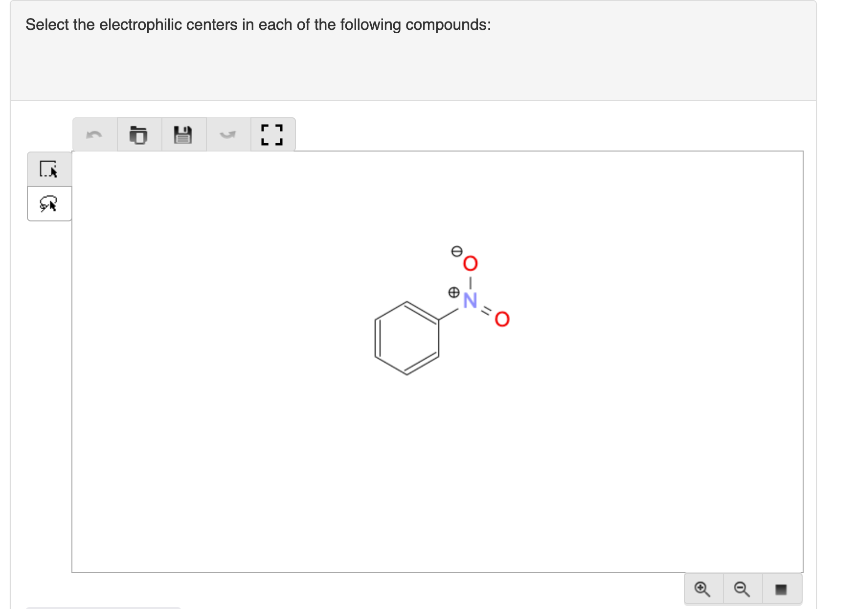 Solved Select the electrophilic centers in each of the | Chegg.com