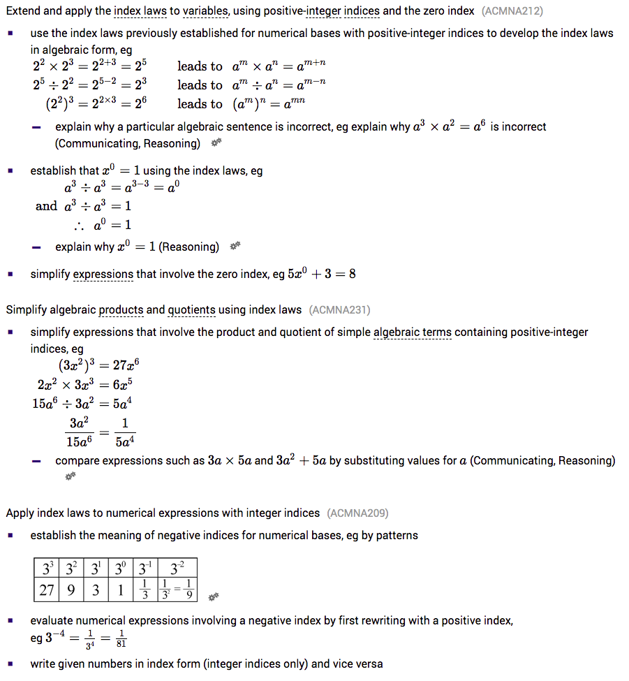 Extend and apply the index laws to variables, using | Chegg.com