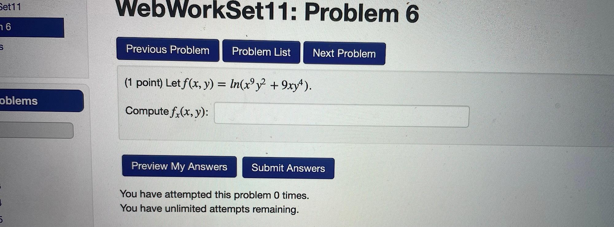 Solved Set11 WebWorkSet11: Problem 6 76 S Previous Problem | Chegg.com