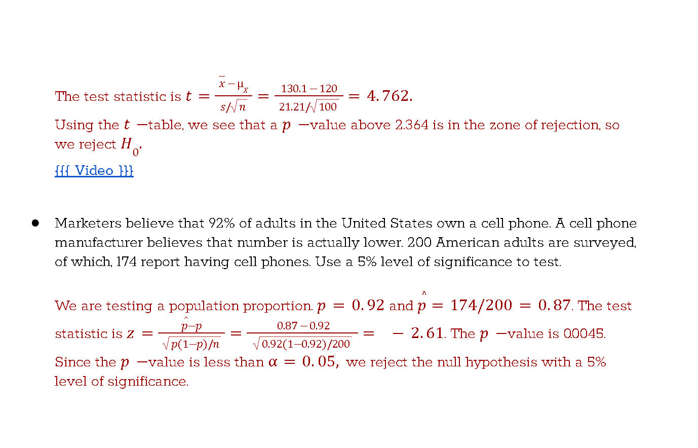 Problem 2: Determine the correct hypothesis test to | Chegg.com