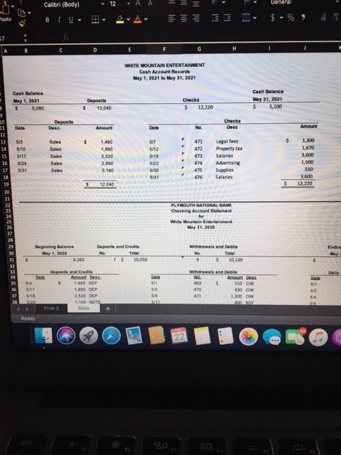 Solved ame Insert Data Review View Draw Page Layout Calibri | Chegg.com