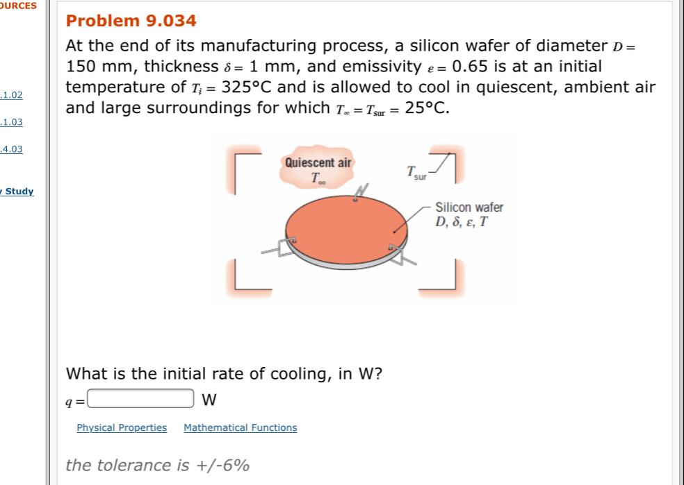 Solved OURCES Problem 9.034 At the end of its manufacturing | Chegg.com