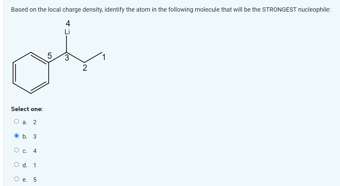 Solved Based on the local charge density, identify the atom | Chegg.com Solved Based on the local charge density, identify the atom | Chegg.com