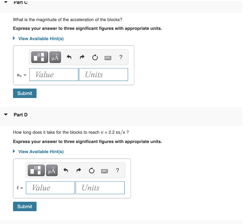 Solved Learning Goal: To apply the equations of motion in a | Chegg.com