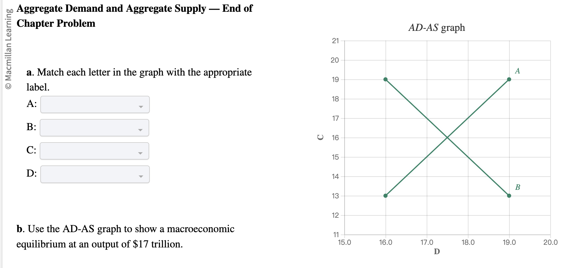Solved Aggregate Demand and Aggregate Supply — ﻿End | Chegg.com