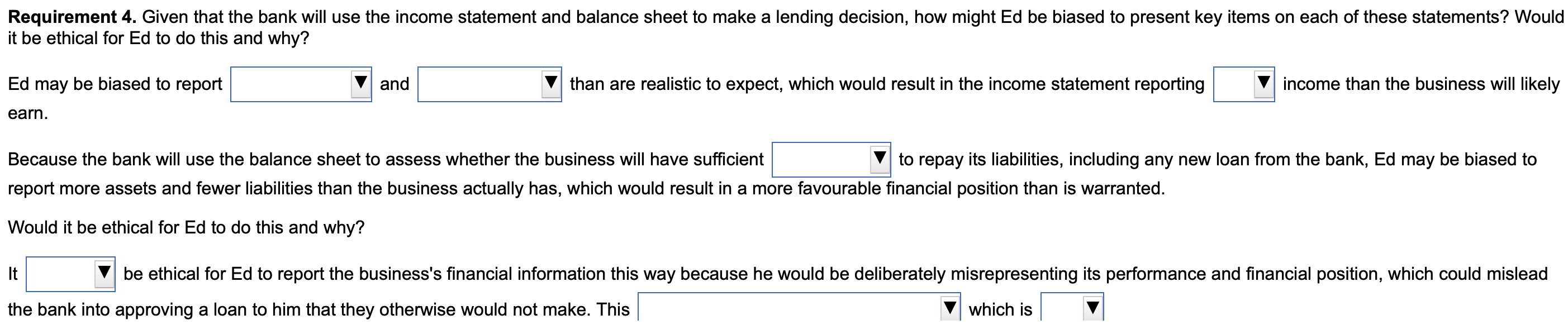 Solved Ed Eisler wants to open a café in Digby, Nova Scotia. | Chegg.com