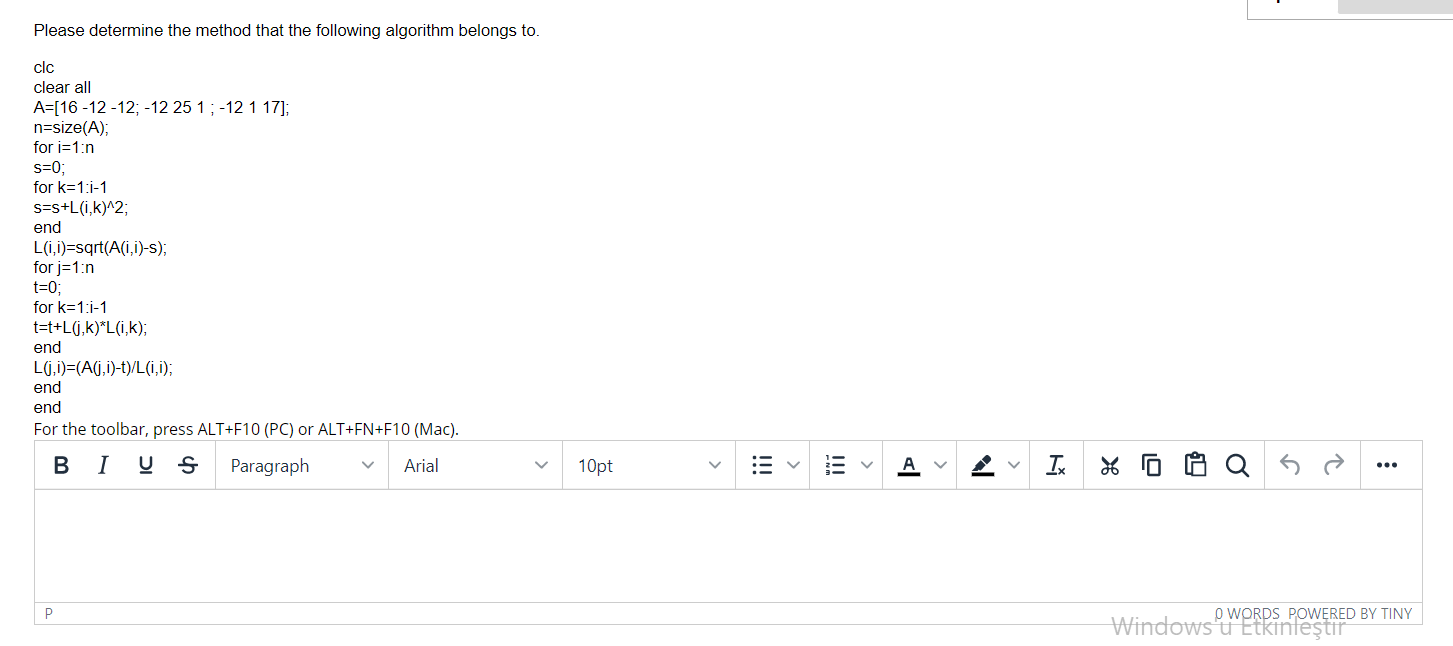 Solved Please determine the method that the following | Chegg.com