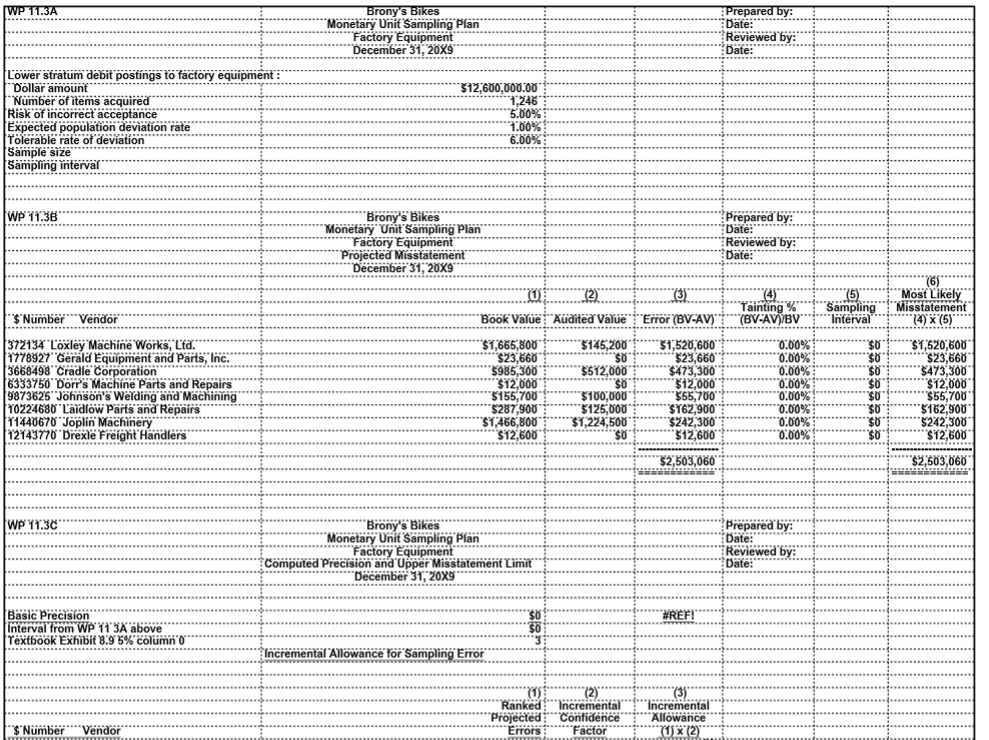 Derick instructs you to use MUS sampling for the | Chegg.com