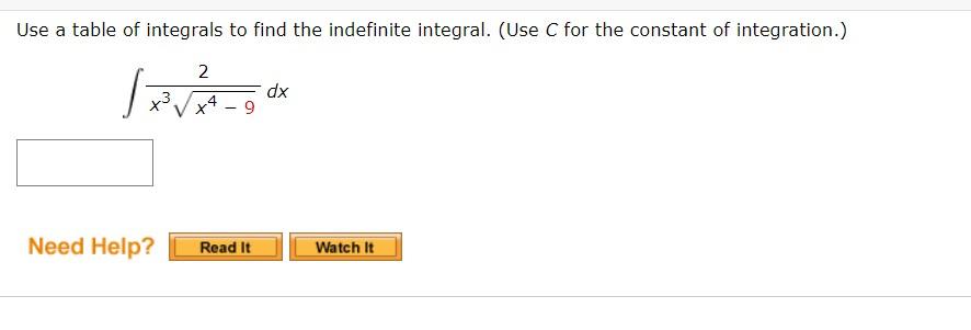 Solved Use a table of integrals with forms involving eu to | Chegg.com