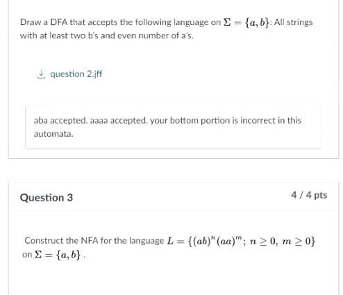 Solved Draw a DFA that accepts the following language on = | Chegg.com