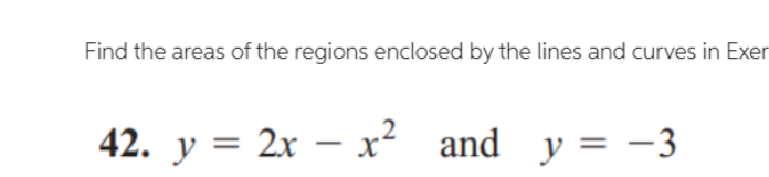 Solved Find the areas of the regions enclosed by the lines | Chegg.com