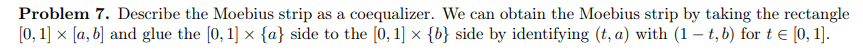 Solved Problem 7. Describe the Moebius strip as a | Chegg.com