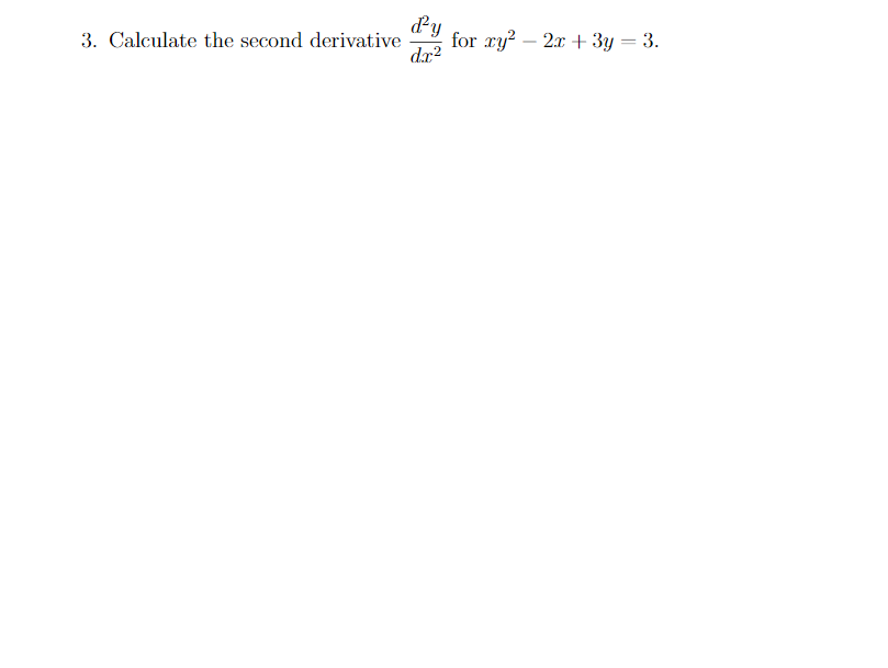 Solved dy 1. Determine for x+ xy + y2 = 1. dar 2+ry+y=1 -2 0 | Chegg.com