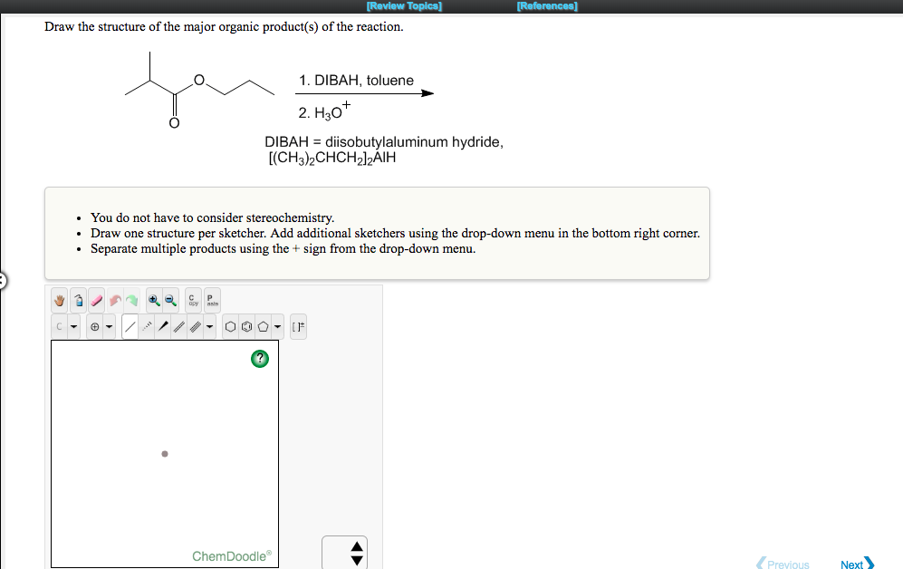 Solved Review Topics] Draw the structure of the major | Chegg.com