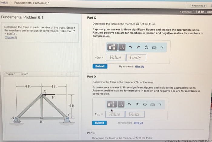 Solved Hwk 8 Fundamental Problem 6 1 Fundamental Problem 6 1 Chegg