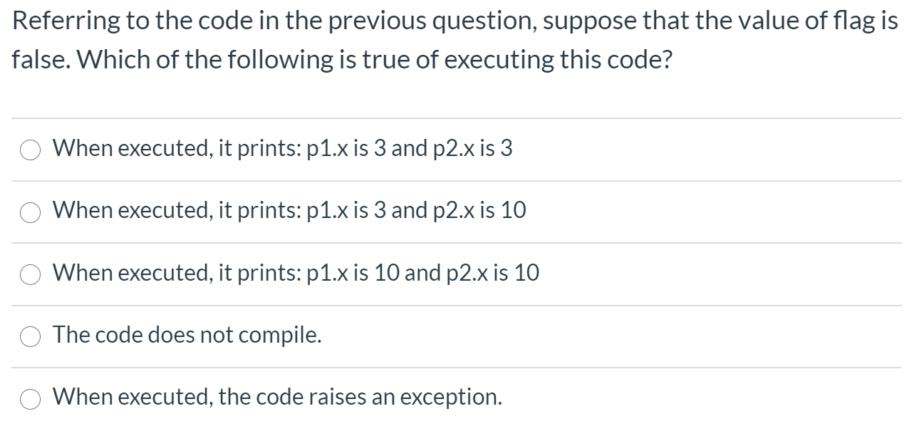 Referring to the code in the previous question, | Chegg.com