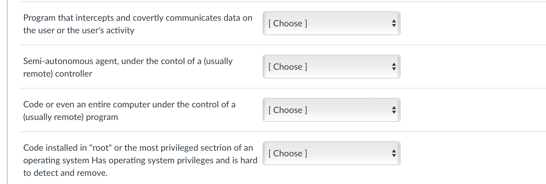 Solved [Choose ] Programming errors may lead to incorrect | Chegg.com