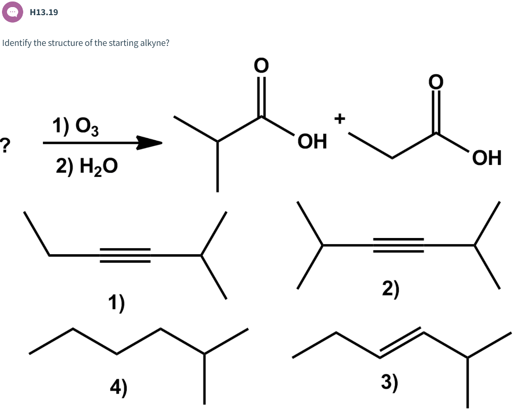 Solved H13.17 If one equivalent of Br2 reacts with the given | Chegg.com