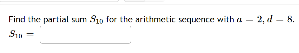 Solved Find the partial sum, S6, for the geometric sequence | Chegg.com